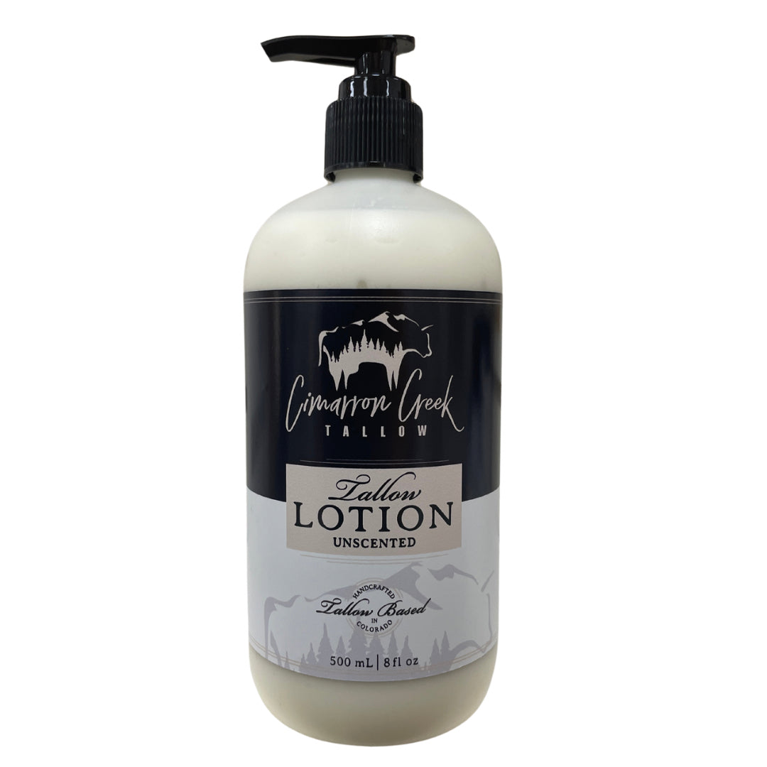 Unscented Tallow Hand & Body Lotion 16oz – Cimarron Creek Essentials